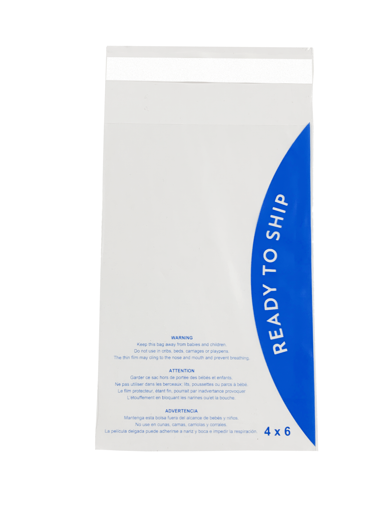 4x6 Clear Poly Bags — GennZee